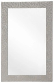 Nástěnné zrcadlo 60 x 91 cm šedé NEVEZ Beliani