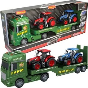SPARKYS Traktor s vlečkou CITY SERVICE CAR / Sada s 2 traktory / 1:12