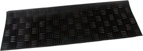 Gumová schodová rohož Criss Cross, FLOMAT - délka 25 cm, šířka 75 cm a výška 0,5 cm