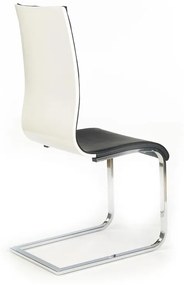 HALMAR K104 židle černá/bílá