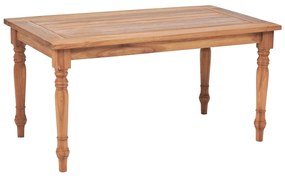 Teakový konferenční stolek Batavia, 90x50x45 cm