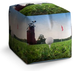 Sablio Taburet Cube Golf: 40x40x40 cm