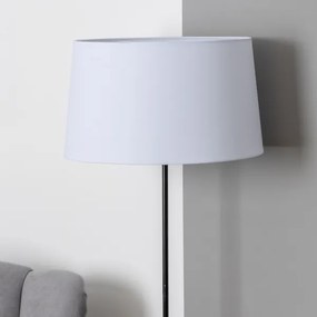 Brilagi - LED Stojací lampa CERIA 1xE27/40W/230V pr. 45 cm bílá/černá