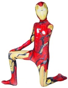 Marvel Superhero dětské kostýmy superhrdinové Motiv: Iron Man, Velikost: 140 (131 - 140 cm)