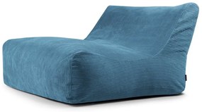 Modrý manšestrový sedací vak Sofa Lounge – SLOWDOWN