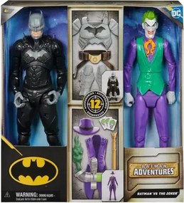 SPIN MASTER Batman Adventures Batman vs The Joker figurky 2× 30 cm / o