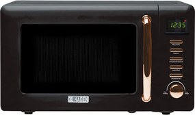 Černá mikrovlnná trouba Black &amp; Copper – Haden