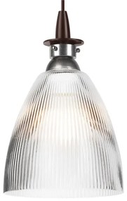 LED Lustr na lanku JODI 1xE27/60W/230V bronz