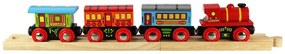 Bigjigs Rail Osobní vlak + 2 koleje