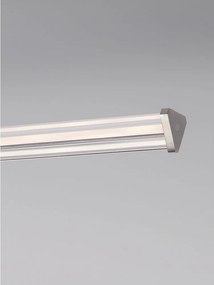 Matně černé/v matně stříbrné barvě kovové LED stmívatelné závěsné svítidlo se stínidlem z akrylového skla Pheme – Nova Luce