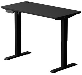 Milagro Výškově nastavitelný psací stůl LEVANO 120x60 cm černá MI2342