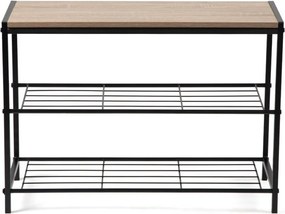 Černý ocelový botník 63x44x30 cm Asten – Bonami Essentials