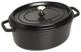 Hrnec STAUB  oválný 31 cm černý 5,5l