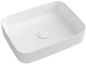 Isvea Sapho INFINITY RECTANGLE umyvadlo 50 x 36 cm, na desku, bílá 10NF65050