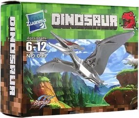 TEDDIES Stavebnice dinosaurus / Plast / Mix druhů / 13x10 cm / od 6 le