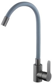 Velazo Dřezová baterie s flexibilním raménkem - VE-8105BG, šedá/grafit