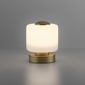 Mosazná stolní lampa včetně LED 3-stupňově stmívatelná dotykově - Mirko