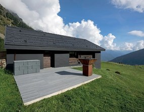 Sud na dešťovou vodu Stones Block 400 l světle šedý