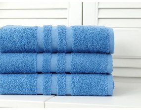 B.E.S. - Petrovice, s.r.o. Bavlněný froté ručník Standard - Dark blue 50 x 100