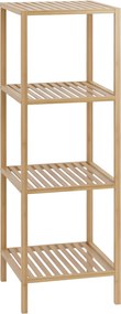Koupelnový regál Zinnien M – přírodní