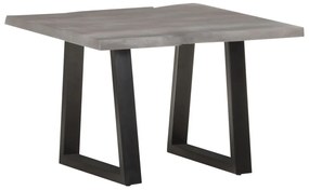 Konferenční stolek s živou hranou 60x60x40 cm masivní akácie - Default Title