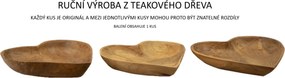 Dekorativní odkládací miska Kiha 27 cm z masivu