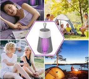 Verk Group Uv insekticidní lampa na komáry mouchy elektrický lapač hmyzu účinný