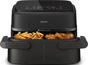 Philips Horkovzdušná fritéza 1000 Series Dual basket NA150/00
