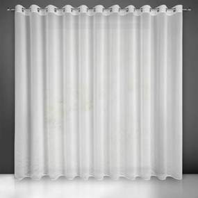ZÁCLONA NA KROUŽCÍCH LUNA 300 CM X 250 CM CM BÍLÁ
