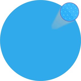 vidaXL Plovoucí PE solární plachta na bazén 381 cm [92156] Barva: Černo-modrá