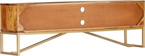 TV stolek 140 x 30 x 45 cm masivní akáciové dřevo 247998