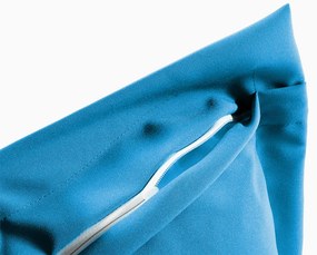 Biante Dekorační povlak na polštář s lemem Rongo RG-073 Modrý 40 x 60 cm