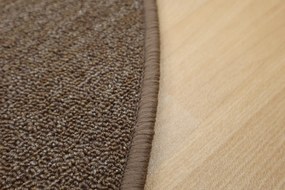 Vopi koberce Kusový koberec Astra hnědá kruh - 200x200 (průměr) kruh cm