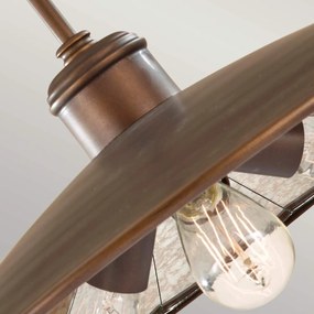 Retro lustr Elstead Urban Renewal 3xE27 Bronz