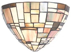 Nástěnná lampa Tiffany MOSAIC ART Clayre &amp; Eef 5LL-5844