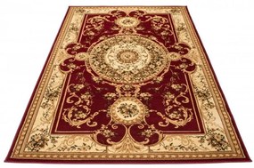 Kusový koberec klasický vzor 3 bordó 120x170cm