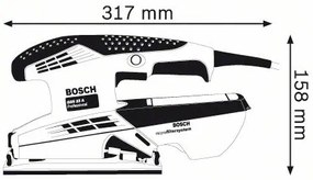 BOSCH GSS 23 A vibrační bruska 0601070400