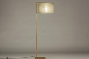 Stojací designová lampa Pallas Gold and Taupe