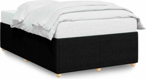 Rám postele bez matrace černý 120 x 200 cm textil 3284930