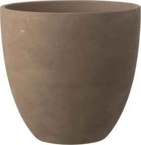 Taupe antik keramický obal na květináč Larigge XL - Ø 36*34 cm