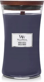 WoodWick vonná svíčka s dřevěným knotem velká Hinoki Dahlia 609 g