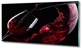 Wallmuralia Foto obraz sklo tvrzené Červená vína 100x50