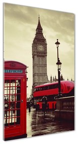 Wallmuralia Vertikální Foto obraz fotografie na skle Big Ben Londýn 50x100