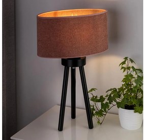 Duolla - Stolní lampa OVAL 1xE27/15W/230V pr. 30 cm růžová