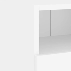 vidaXL 4dílná obývací stěna kompozitní dřevo [3216500] Barva: Betonová šedá
