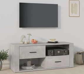 vidaXL TV skříňka 100 x 35 x 40 cm kompozitní dřevo [823106] Barva: Betonová šedá