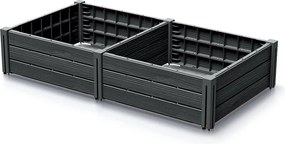 PROSPERPLAST Vyvýšený záhon 2 ks BASE PLANT 61,8 cm, naturo ECO