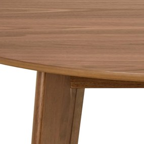 Kulatý jídelní stůl Roxby 120 cm ořech