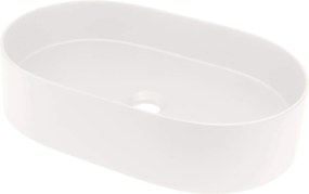 Deante Silia, granitové umyvadlo na desku 550x350x125 mm, bílá, DEA-CQS_AU6S