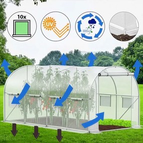 Zahradní fóliovník 4,5x2,5x2m SPRINGOS GT0009